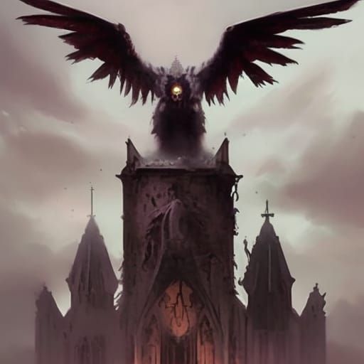 Dark Angel - AI Generated Artwork - NightCafe Creator