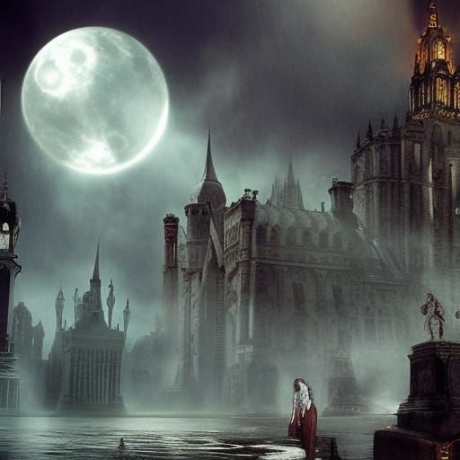Vampire City III - AI Generated Artwork - NightCafe Creator