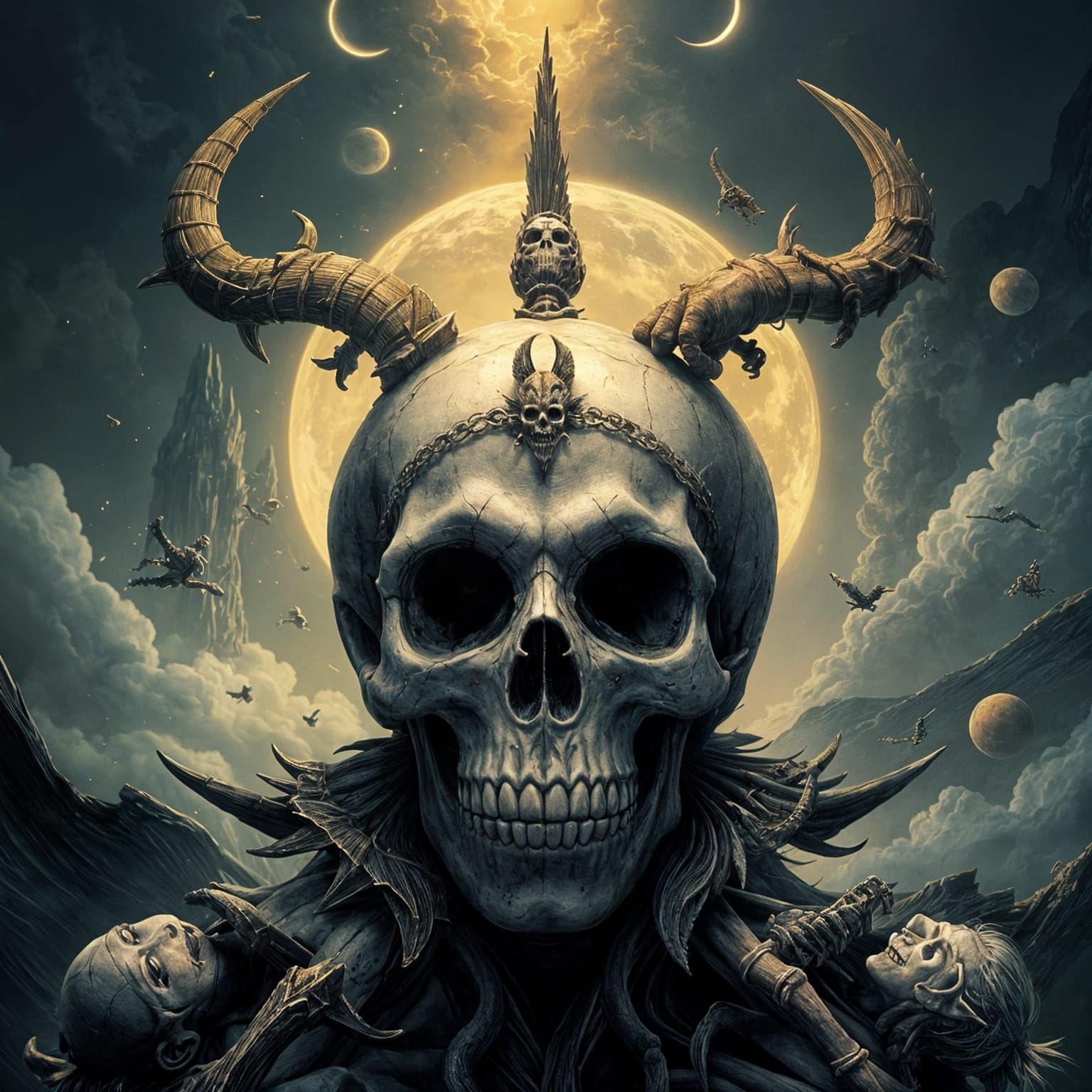 Ultimate Masterpiece of skull art - Surreal Skull Art Maste...