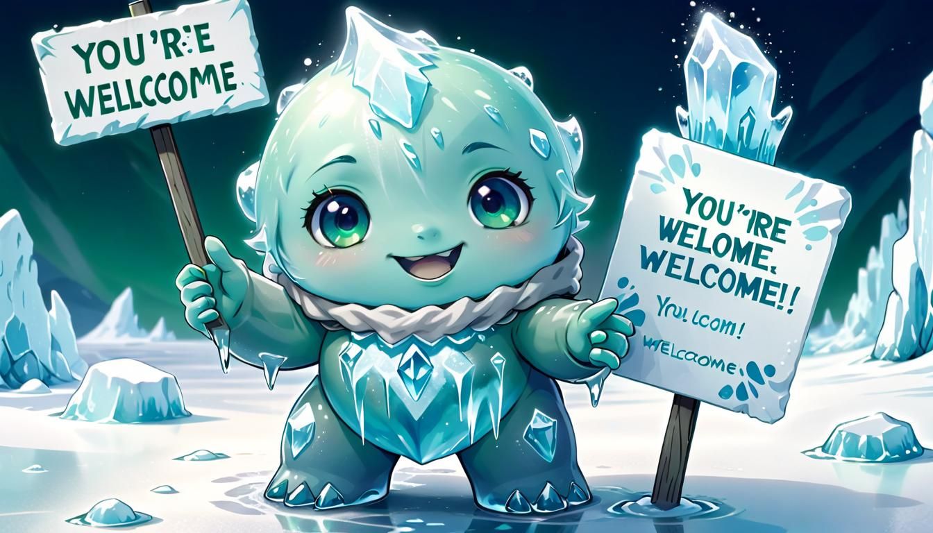 Elemental Welcome #Ice - AI Generated Artwork - NightCafe Creator