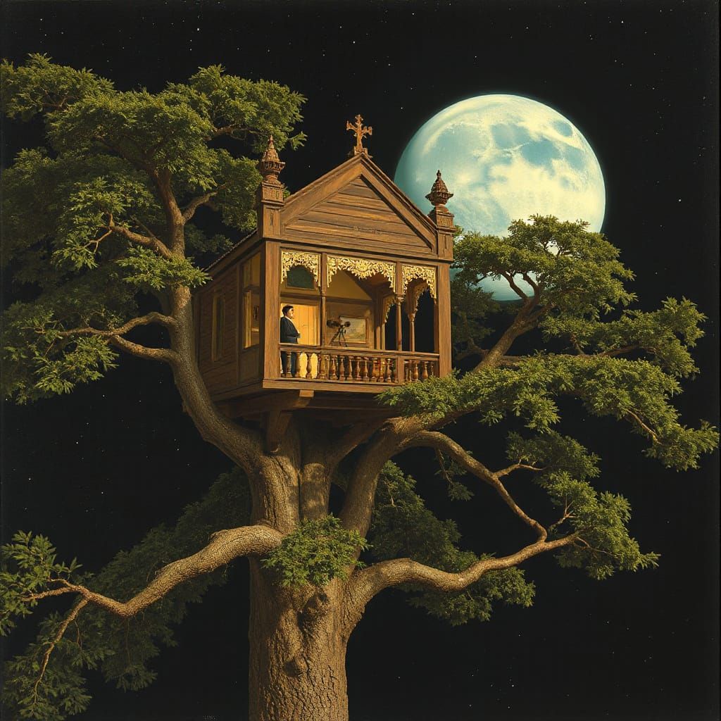 Miranda treehouse observatory - Romantic Vision of a Samurai...