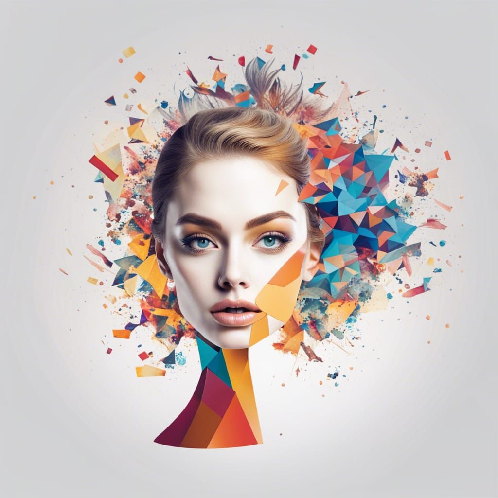 Model Creative Talent AI Modeling Agency Brand Logo - AI Generated ...