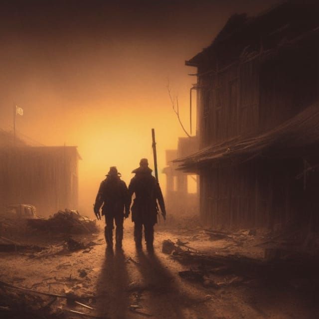 THE LAST PEOPLE ON EARTH IN A LONELY TOWN IN THE MIDDLE OF NOWHERE ON A ...