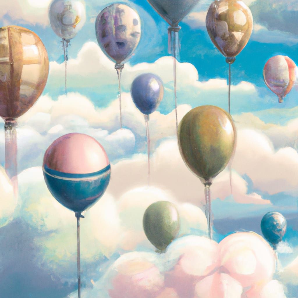 Balloons - AI Generated Artwork - NightCafe Creator