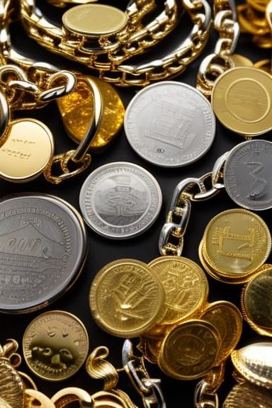 My Precious: Silver and Gold Loot from a Treasure Chest v12 - AI ...