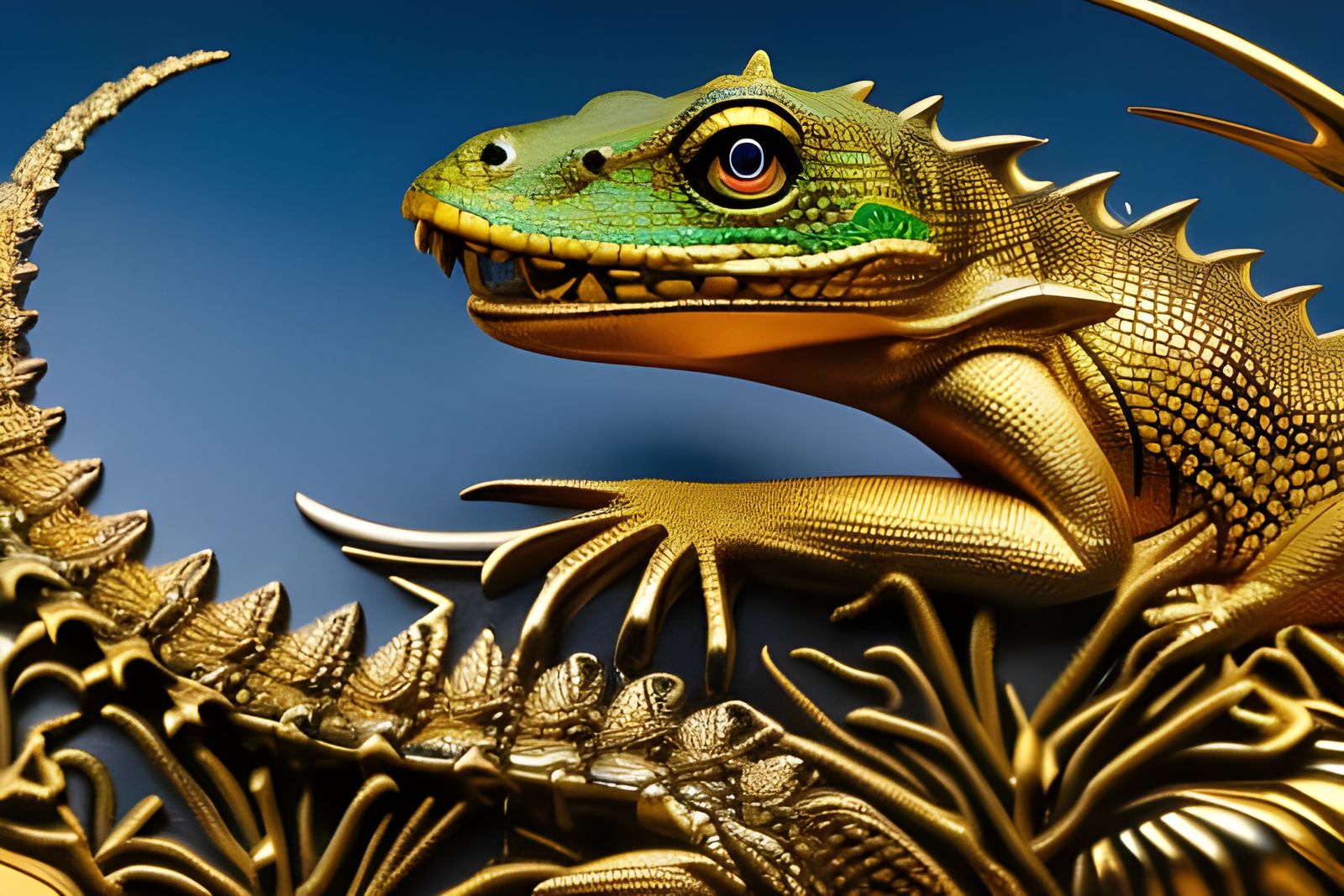 Lizard - AI Generated Artwork - NightCafe Creator