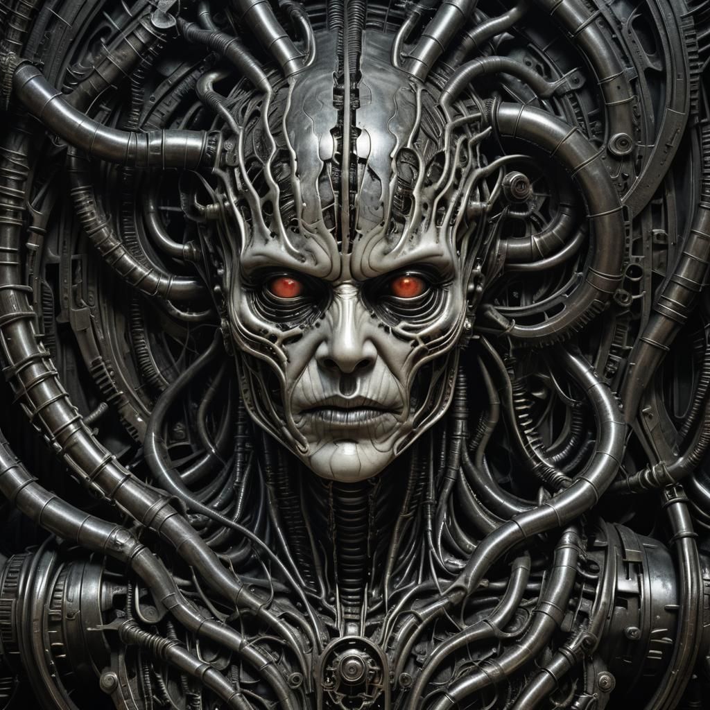 in the shadows - Biomechanical Horror in Dark, Industrial Re...