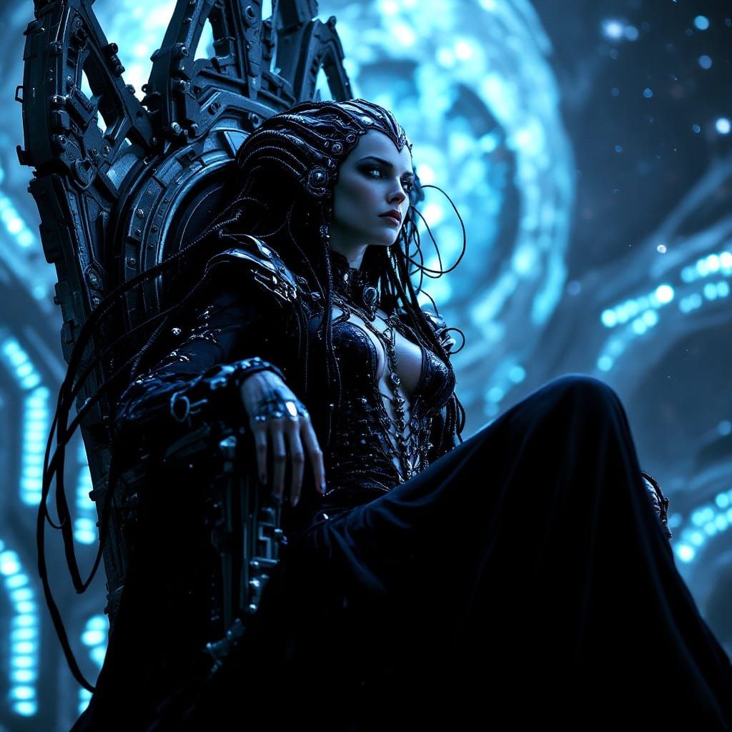 Fusion II; Borg Queen of Star Trek + Dark Queen sthepmother from Snow White