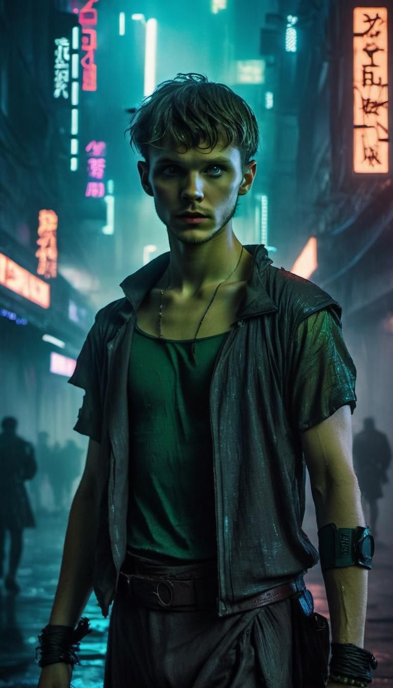 Cyberpunk Peter Pan - AI Generated Artwork - NightCafe Creator