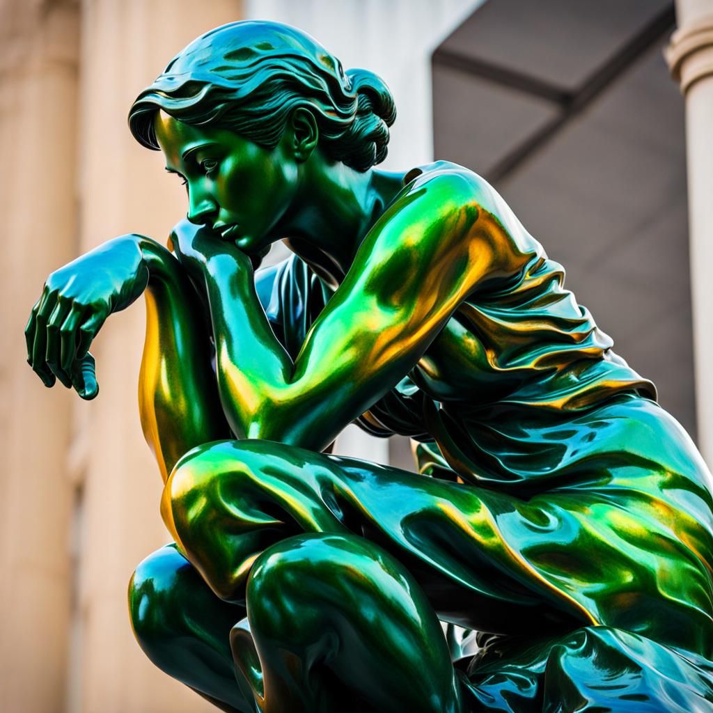 The Thinker - AI Generated Artwork - NightCafe Creator