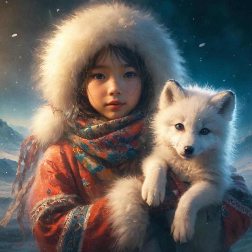 An Inuit girl - An Inuit girl