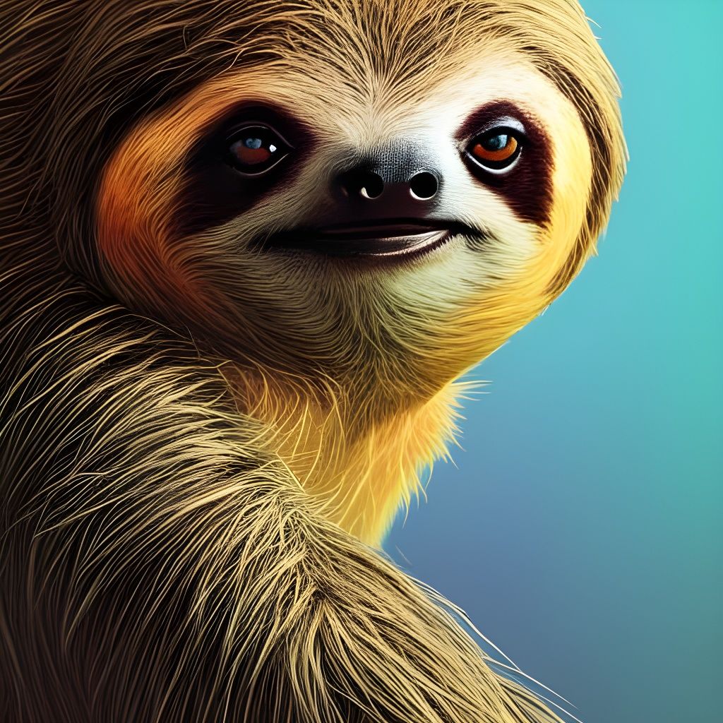 Sloth - AI Generated Artwork - NightCafe Creator