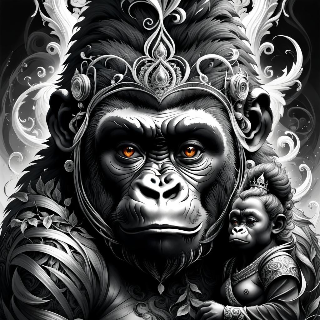 Where we come from? Monkey queen... - AI Generated Artwork - NightCafe ...