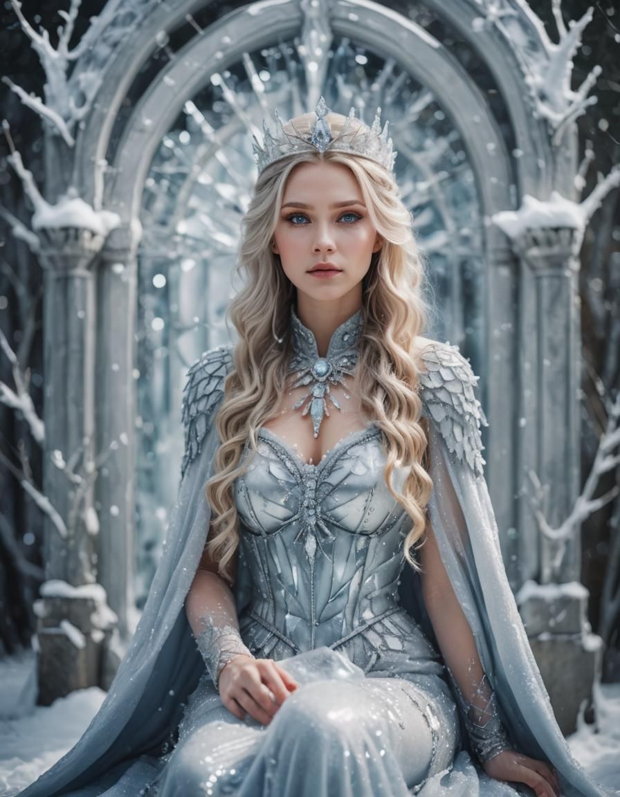 Snow Queen - AI Generated Artwork - NightCafe Creator
