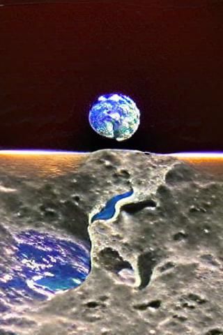 Earth from the Moon by William Kenneth Hartmann - AI Generated Artwork ...