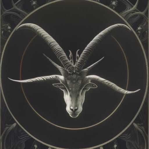 sabbatic goat - AI Generated Artwork - NightCafe Creator