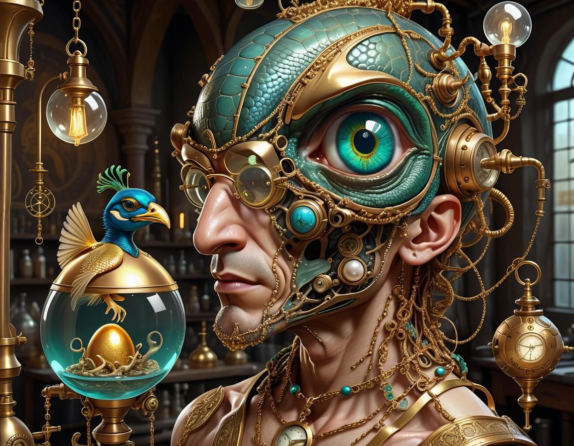 Laboratory of the Temporal Lobe - AI Generated Artwork - NightCafe Creator