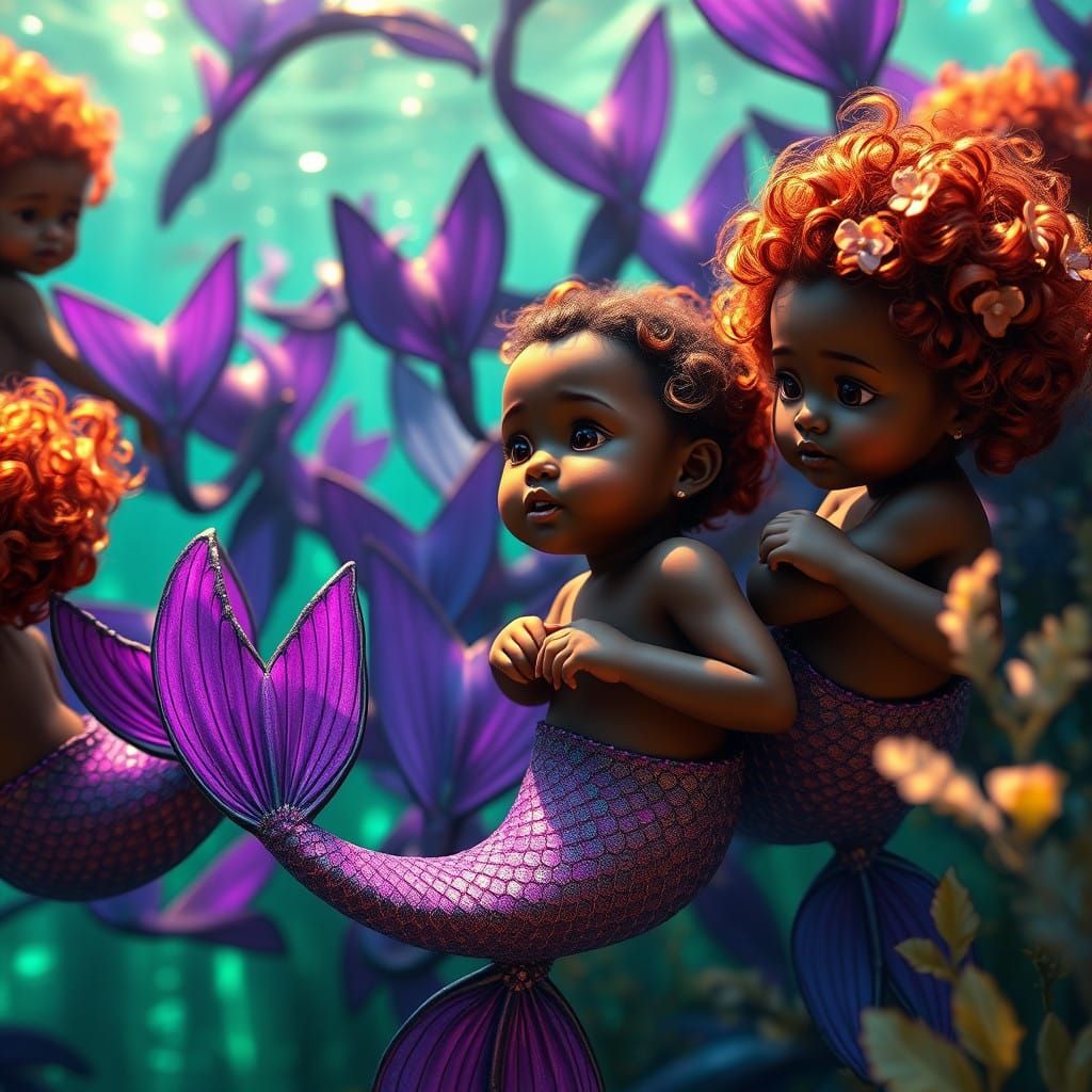 Merschool: 1st wave - Surreal Mermaid School Scene in Detail...