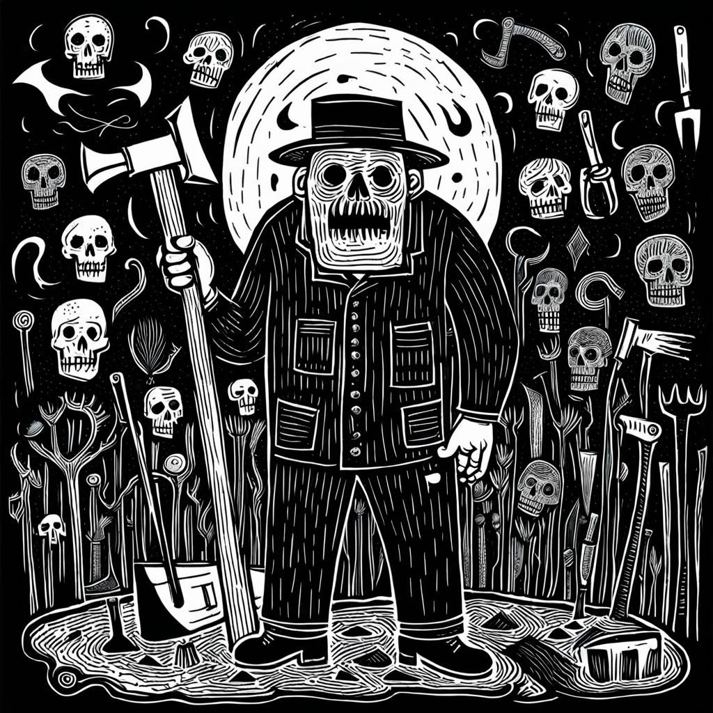 Yrrigs the Mad Carpenter (Self Portrait) - AI Generated Artwork ...