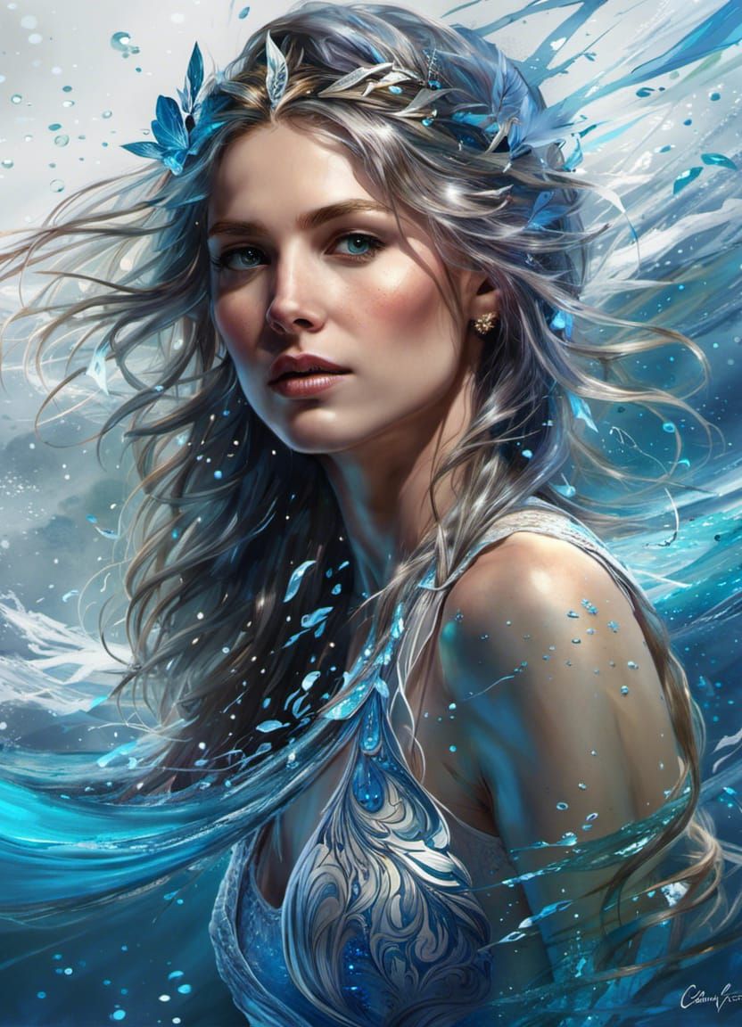 Water Princess - AI Generated Artwork - NightCafe Creator
