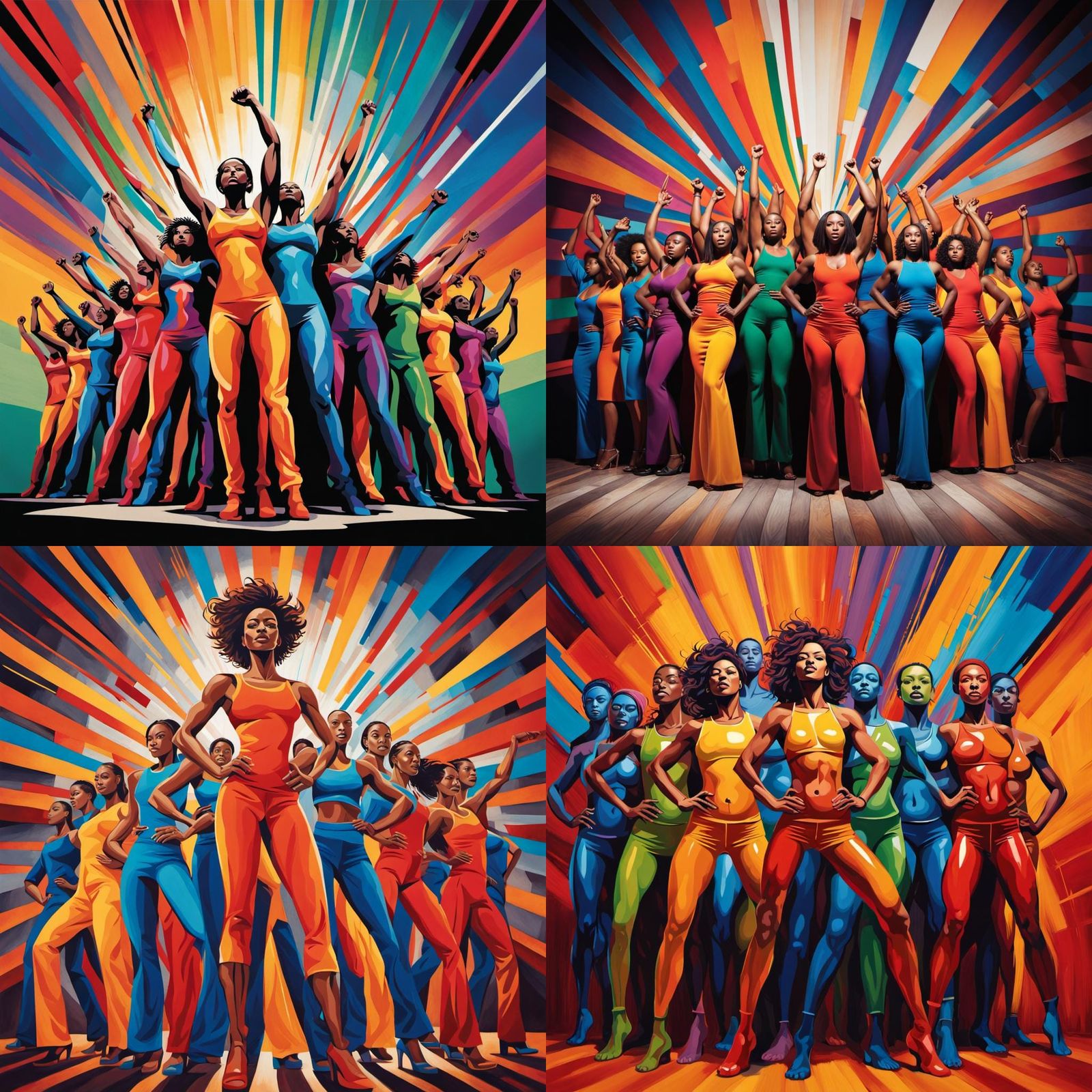 Create a powerful and inspiring image that captures the essence of ...