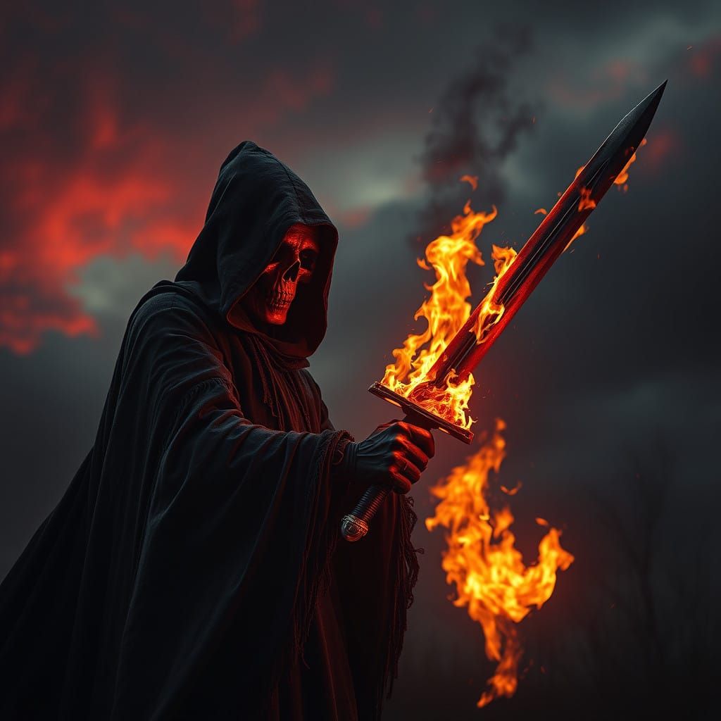 Lurking Reaper - Molten Blade - Dark Witch Unleashes Fiery V...