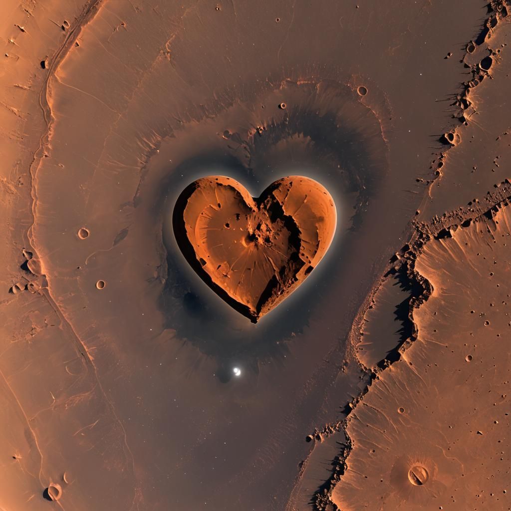 The Heart of Mars - AI Generated Artwork - NightCafe Creator
