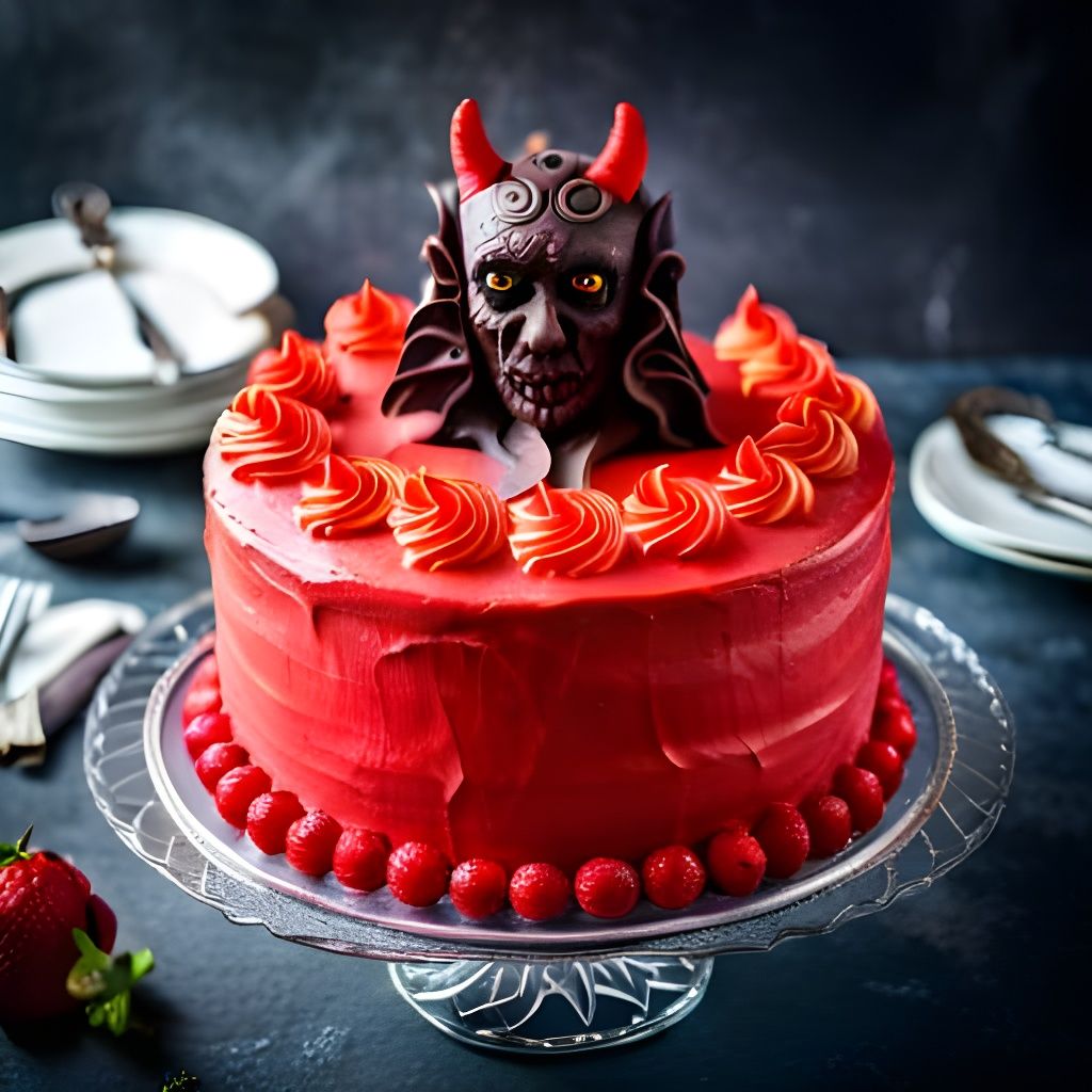 Devil Cake - AI Generated Artwork - NightCafe Creator