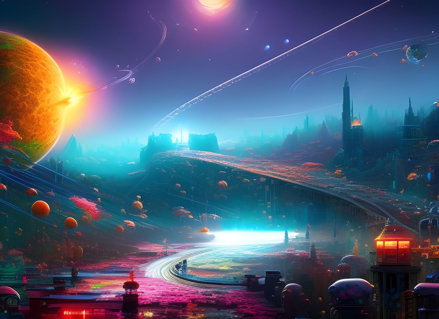 Otherworldly - AI Generated Artwork - NightCafe Creator