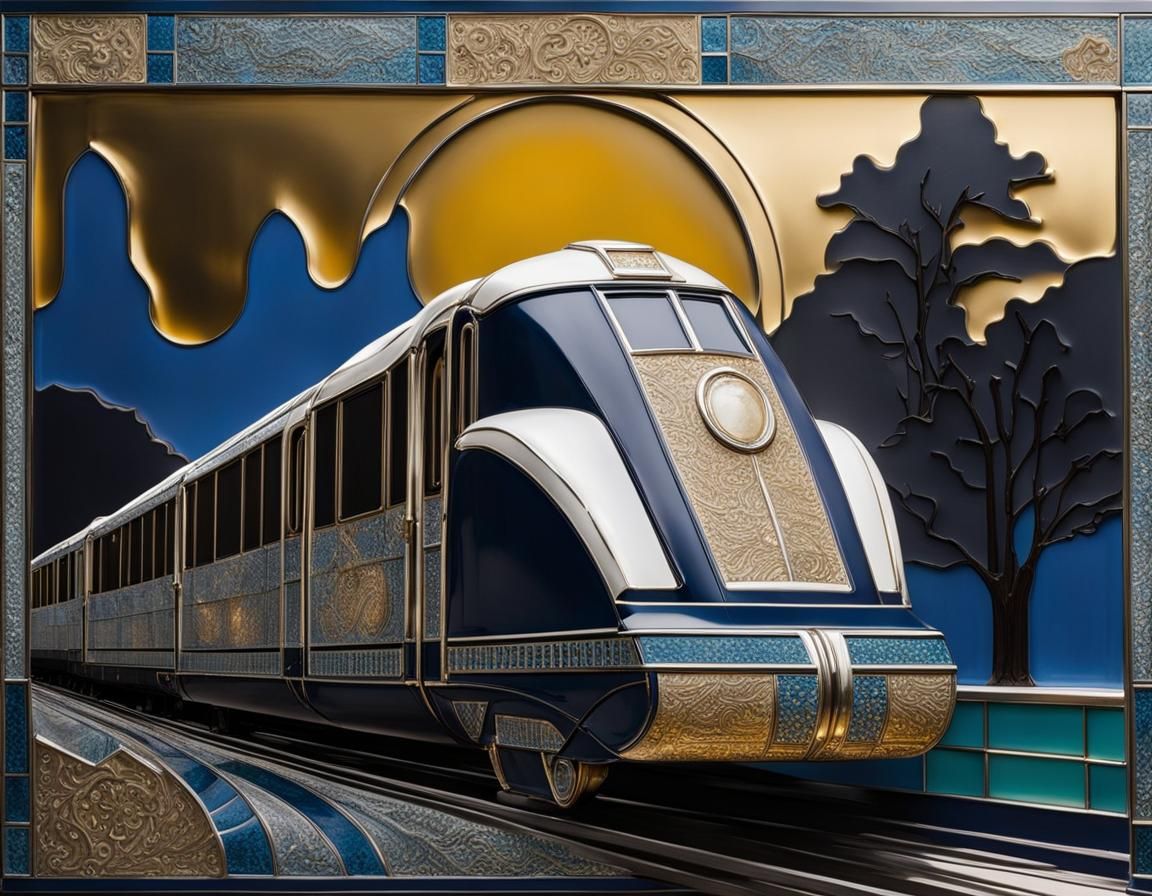 The Midnight Express - Uranium Glow -2 - AI Generated Artwork ...