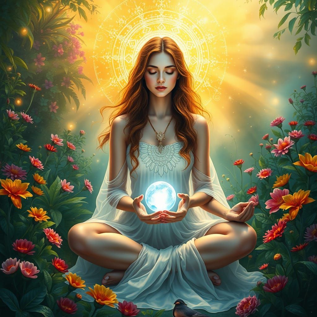 law of attraction - Enchanted Goddess of the Golden Light