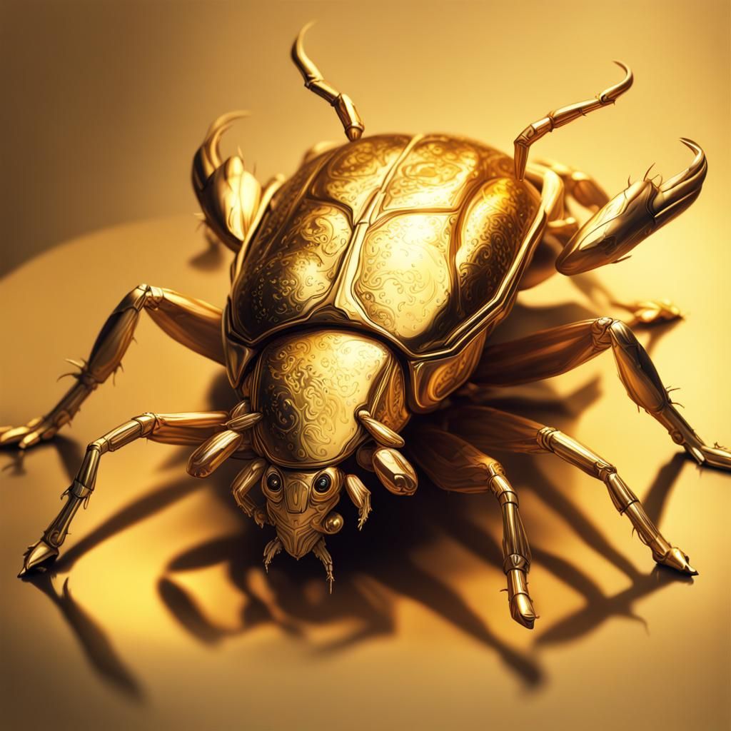 The Royal Golden Bug - AI Generated Artwork - NightCafe Creator