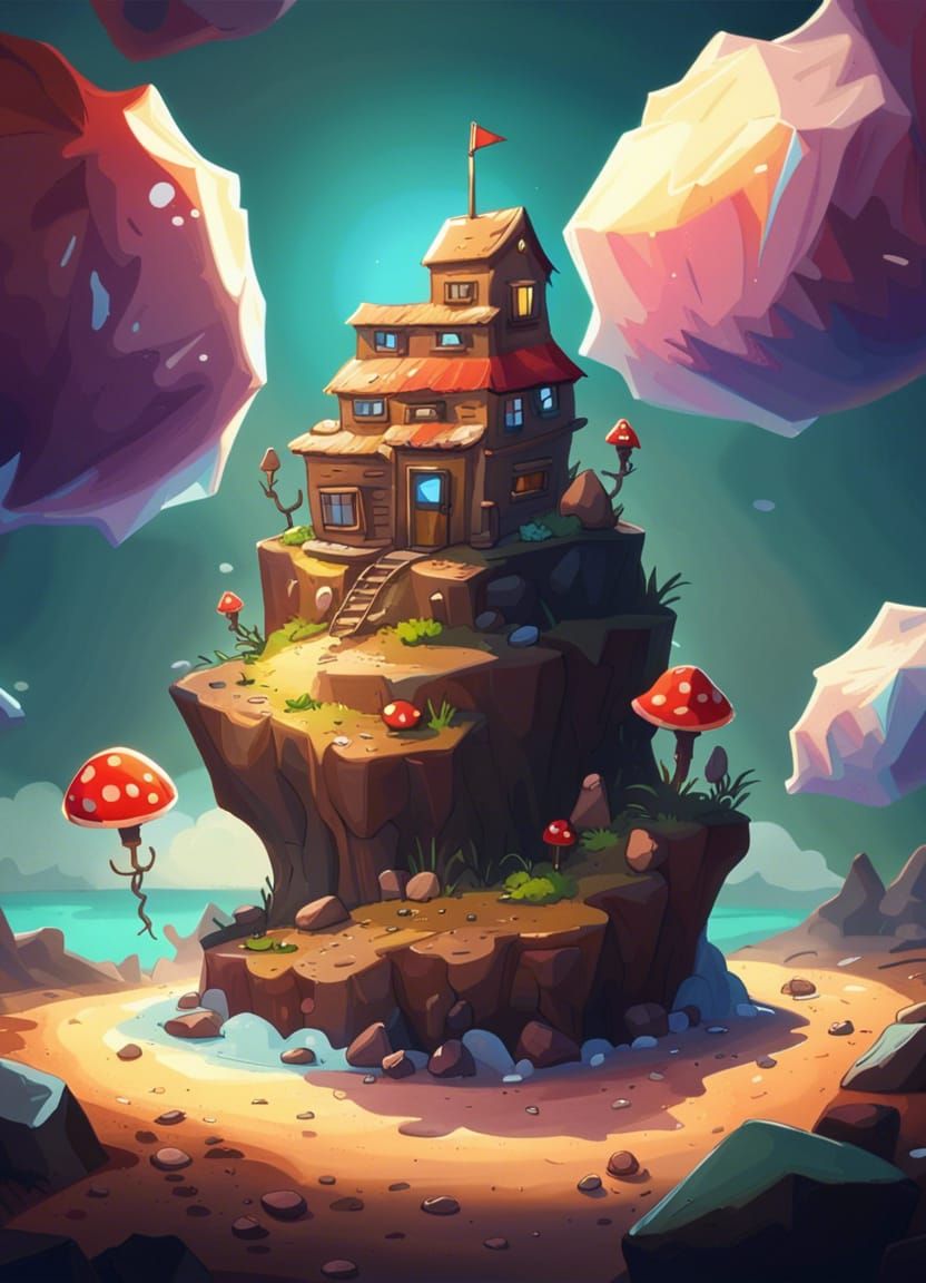 Mario Hut - AI Generated Artwork - NightCafe Creator