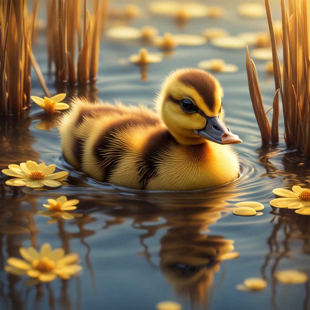 Duckling - AI Generated Artwork - NightCafe Creator