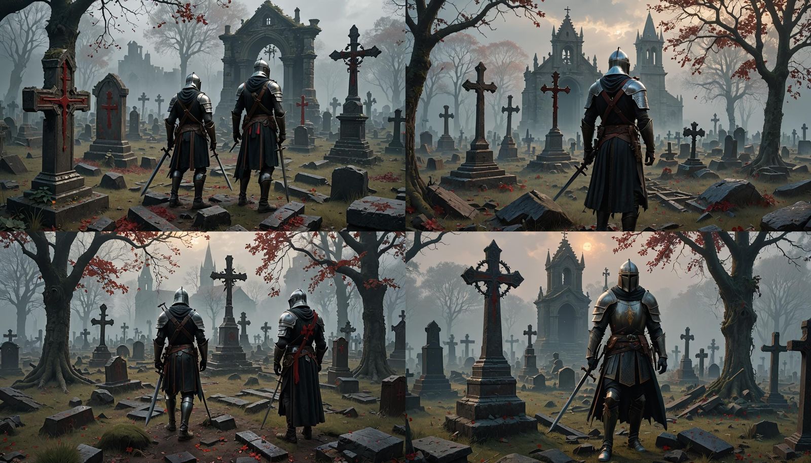 Old Graveyard - AI Generated Artwork - NightCafe Creator