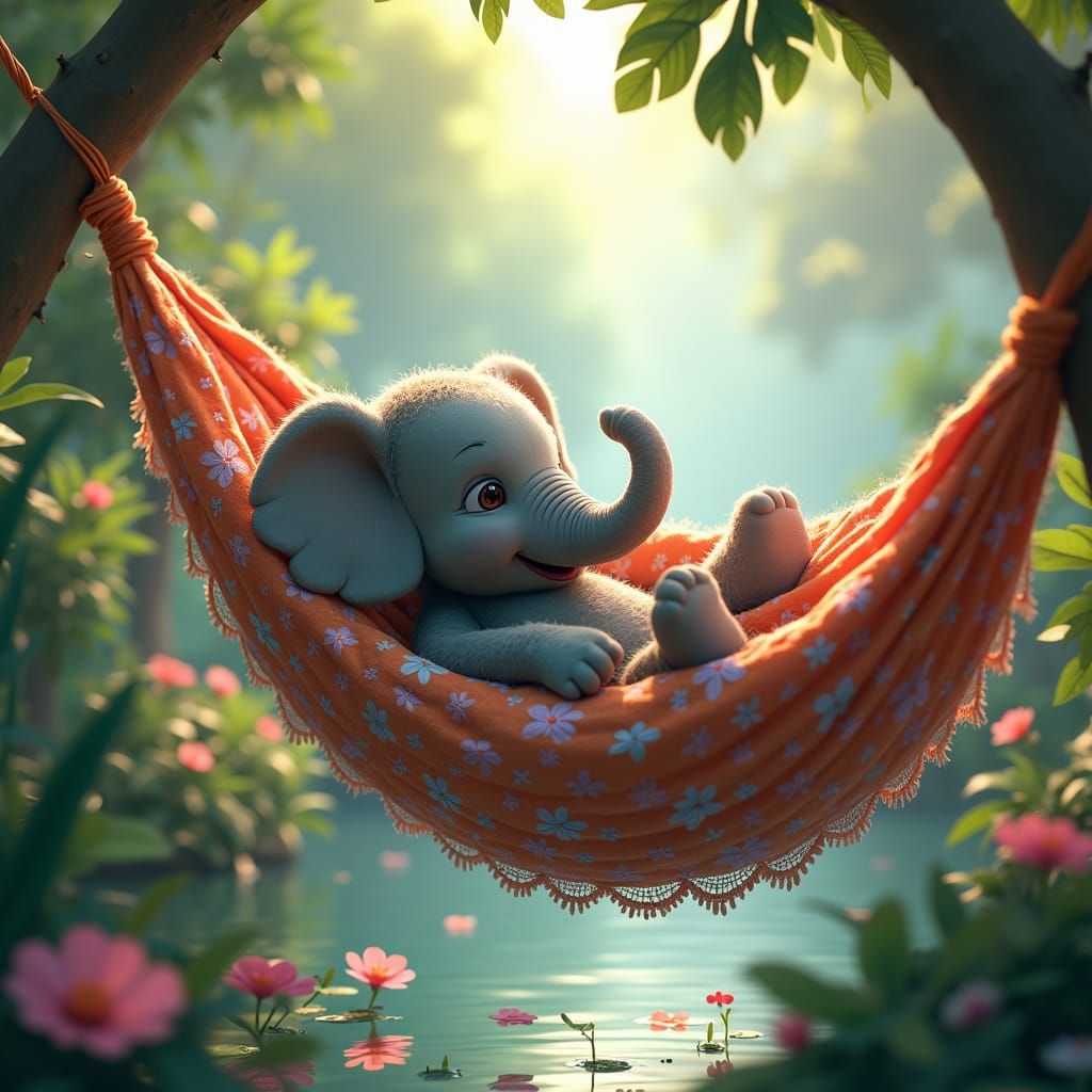 "Tiny Trunks and Big Dreams" - AI Generated Artwork - NightCafe Creator