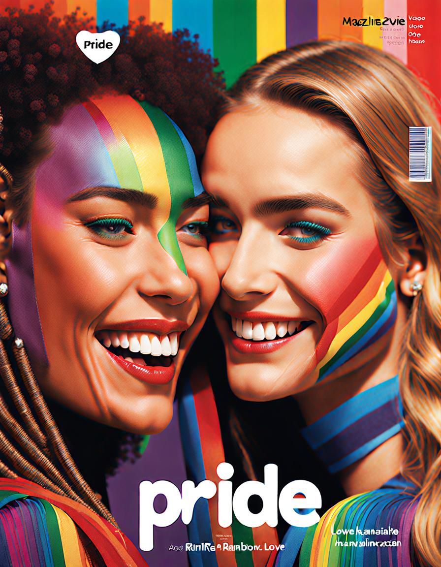 PRIDE Magazine - AI Generated Artwork - NightCafe Creator