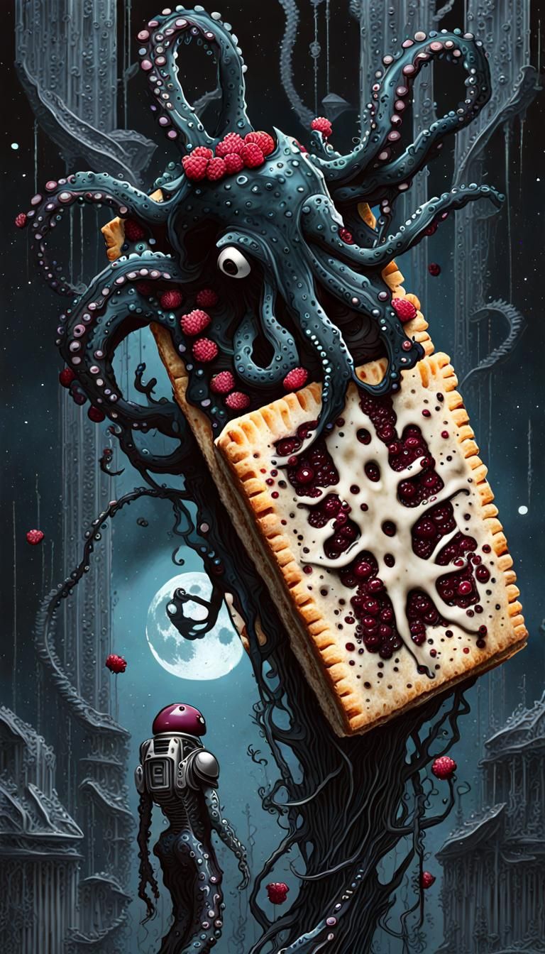 Aliens Stole My Pop Tart! - AI Generated Artwork - NightCafe Creator