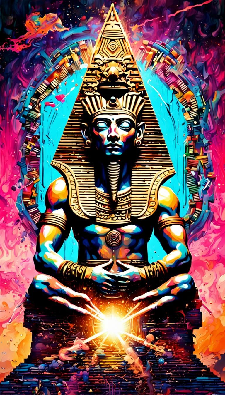 Early Egyptian god - AI Generated Artwork - NightCafe Creator