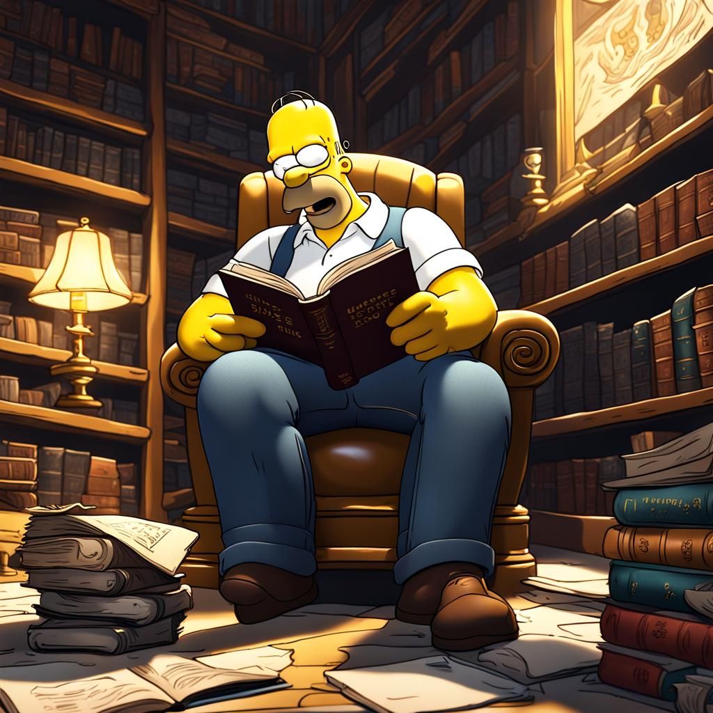 Homer Simpson - AI Generated Artwork - NightCafe Creator