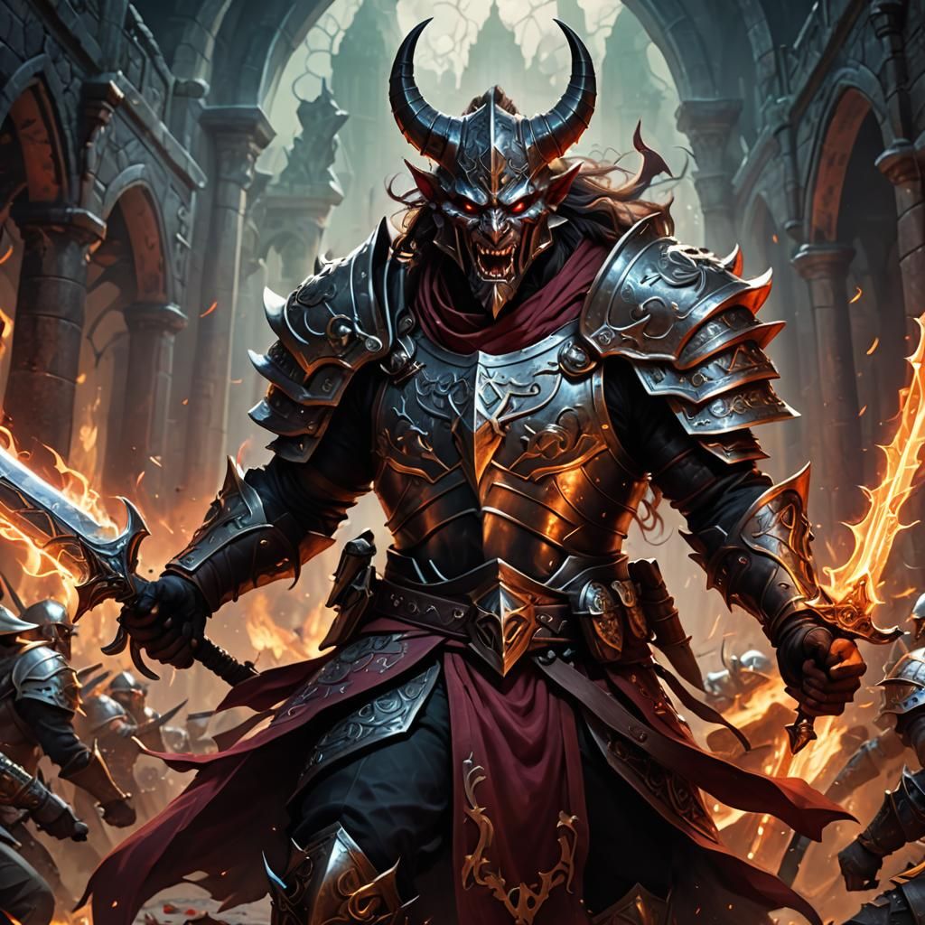 Demonic guard - AI Generated Artwork - NightCafe Creator