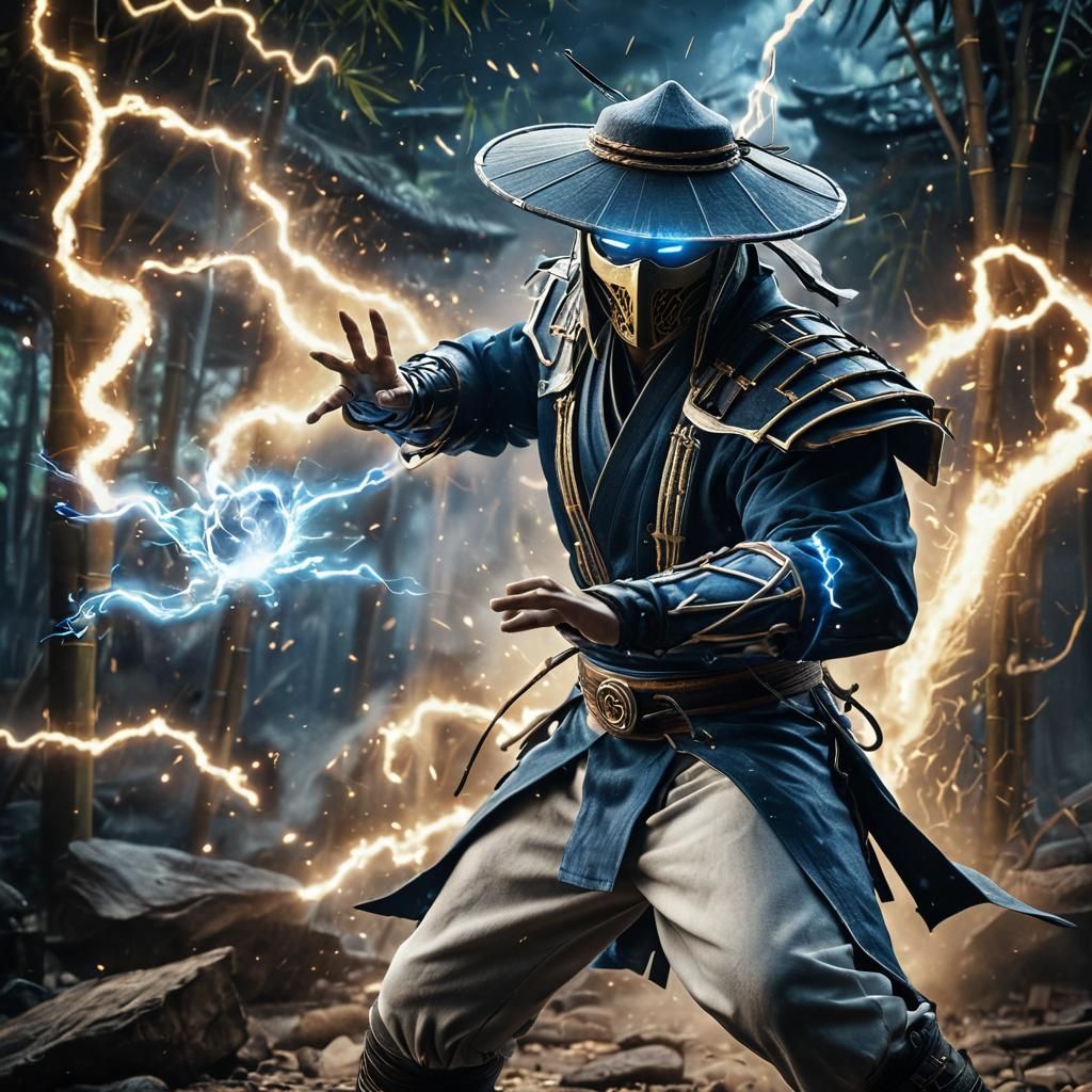 Raiden - Electrical Wielder - AI Generated Artwork - NightCafe Creator