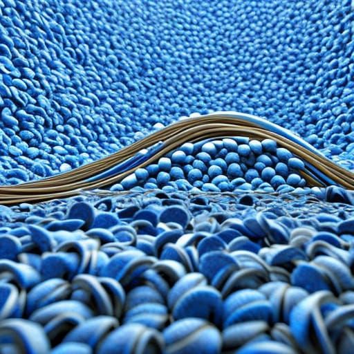 Poppy elephant cereal sugar blue-ish and blue beautiful flowing real ...