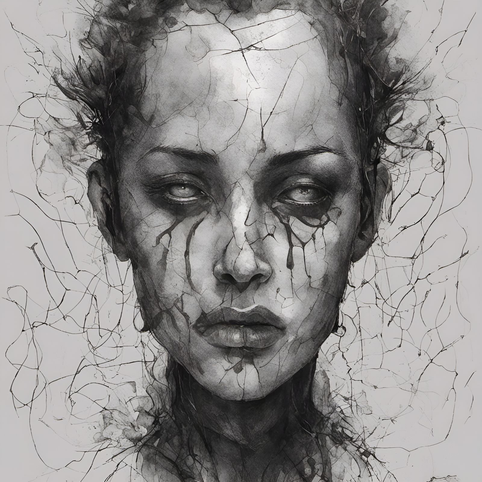 Shattered thoughts - AI Generated Artwork - NightCafe Creator