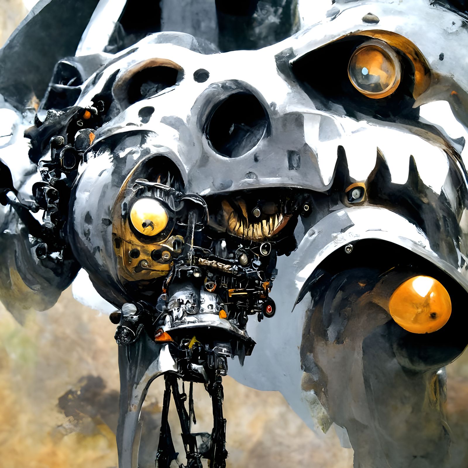Mech Monster - AI Generated Artwork - NightCafe Creator