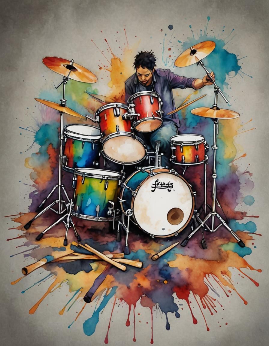 Drummers Dream 22 - AI Generated Artwork - NightCafe Creator