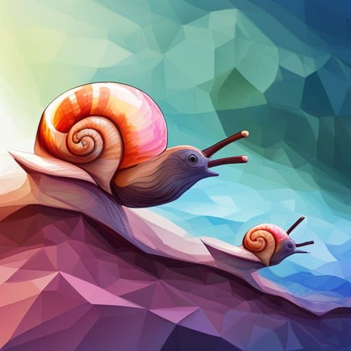 Snails - AI Generated Artwork - NightCafe Creator