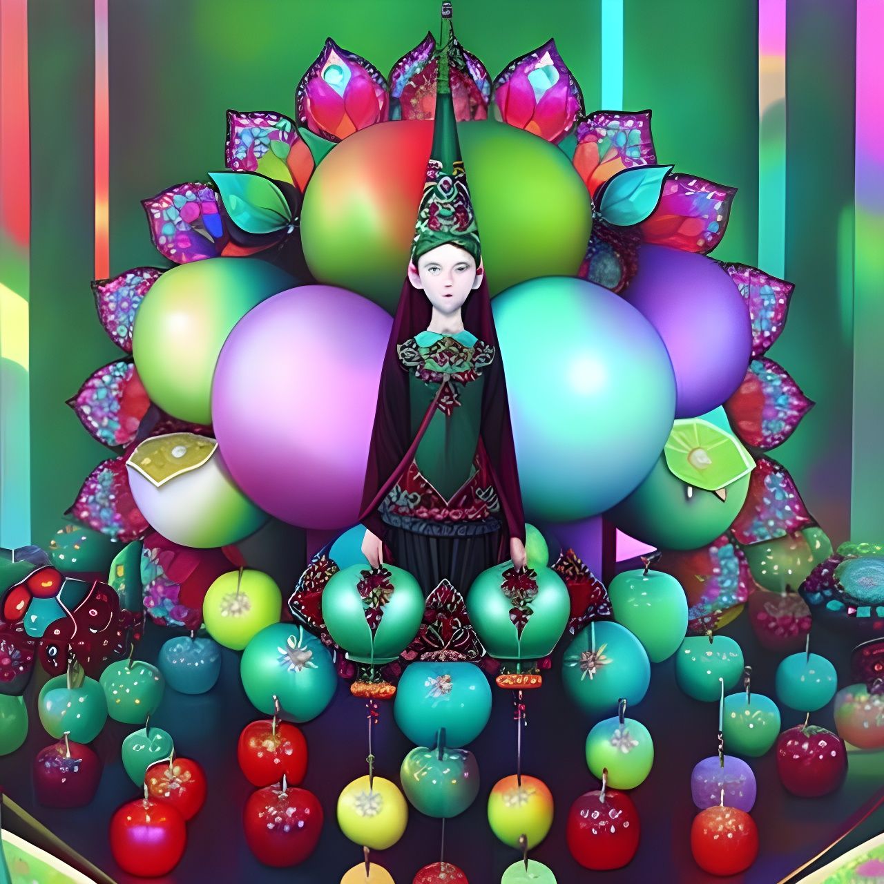 Machine-elf Candy Shop - AI Generated Artwork - NightCafe Creator