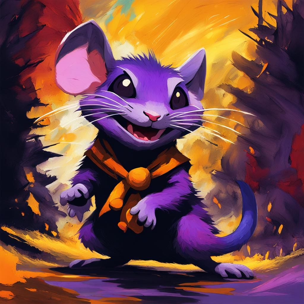 Rattata experiencing a joyous reunion with a long-lost friend ...