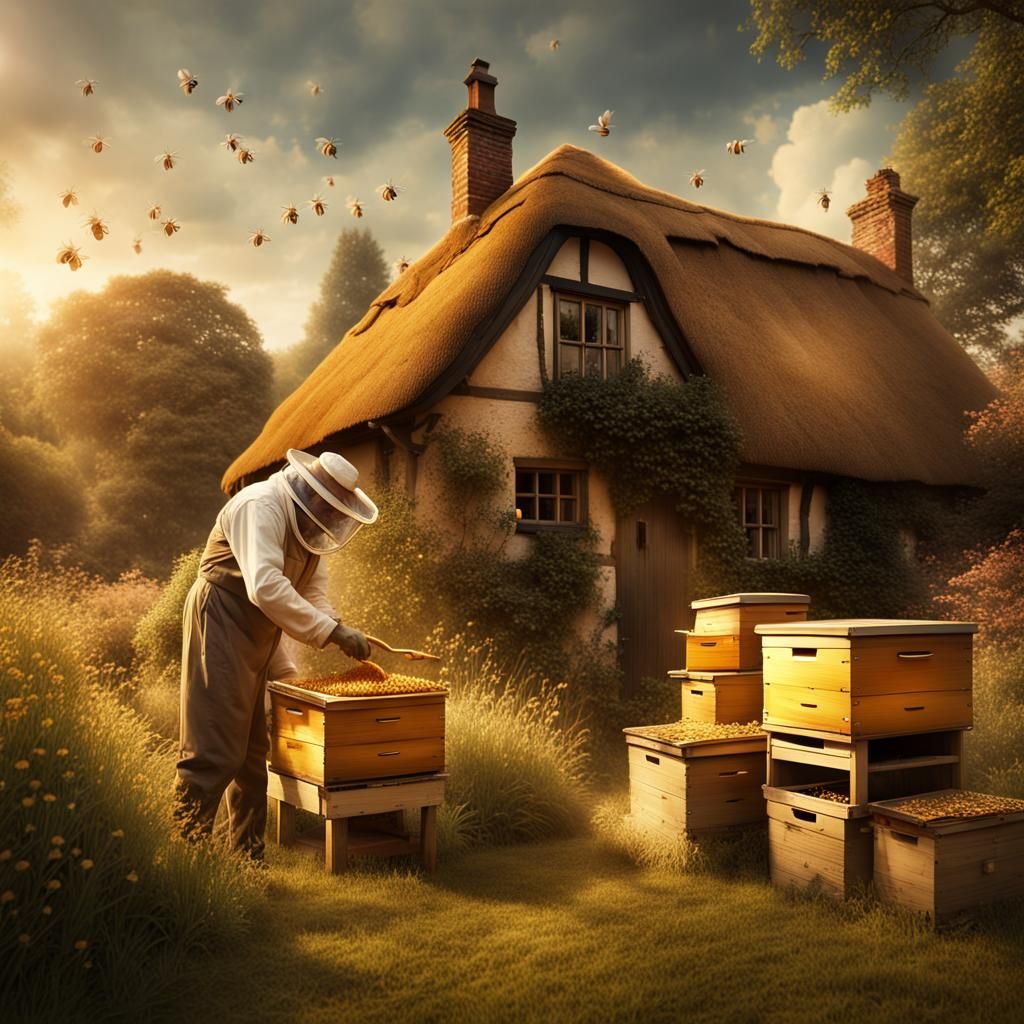 Beekeeping - AI Generated Artwork - NightCafe Creator